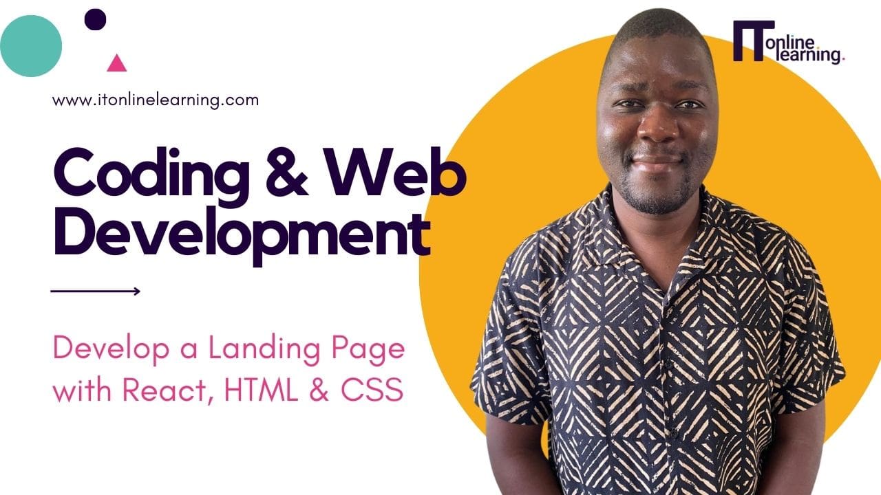 Develop a Landing Page with React, HTML and CSS | ITonlinelearning